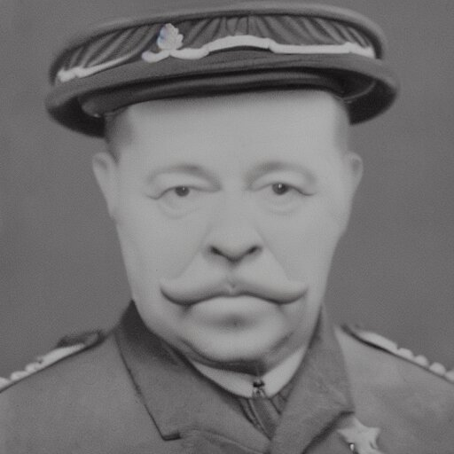 Lexica - Matte painting of a pig headed general wearing uniform