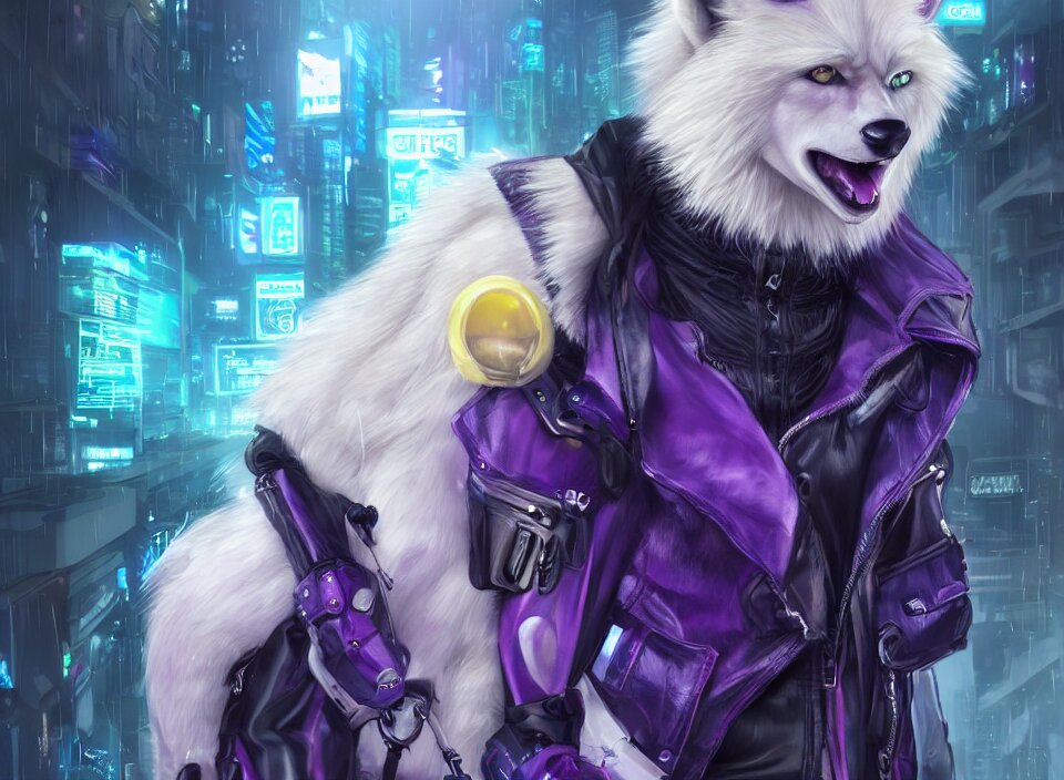 Lexica - Award winning beautiful portrait commission of a male furry ...