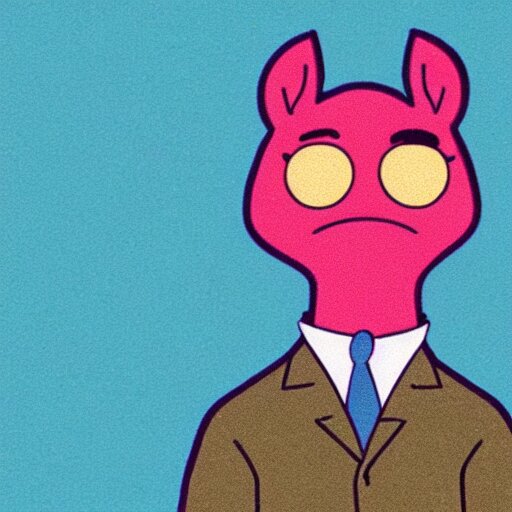 Lexica - A cartoon catfish giving a thumbs up in the style of bojack ...