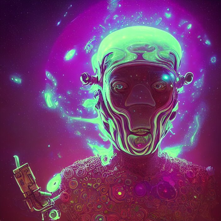 Lexica - Deep space, cosmos, psychedelic flowers, organic, oni compound ...