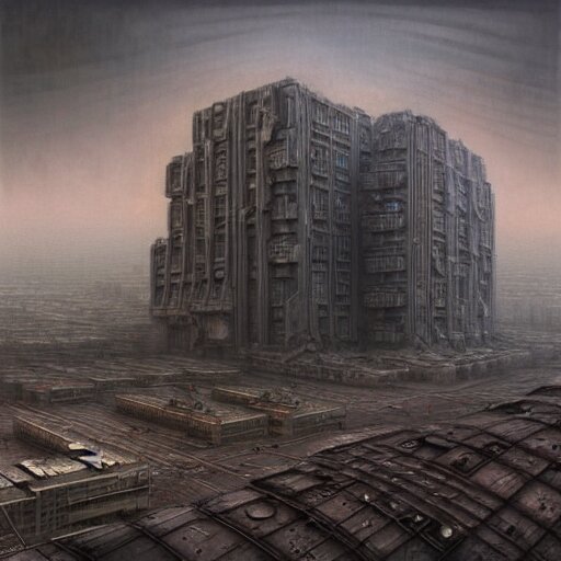 Lexica - Brutalist, soviet architecture on mars, megastructure, kowloon ...