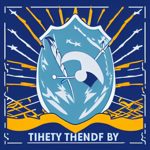 The flag of the city of Thunder Bay, vector art, svg - Arthub.ai