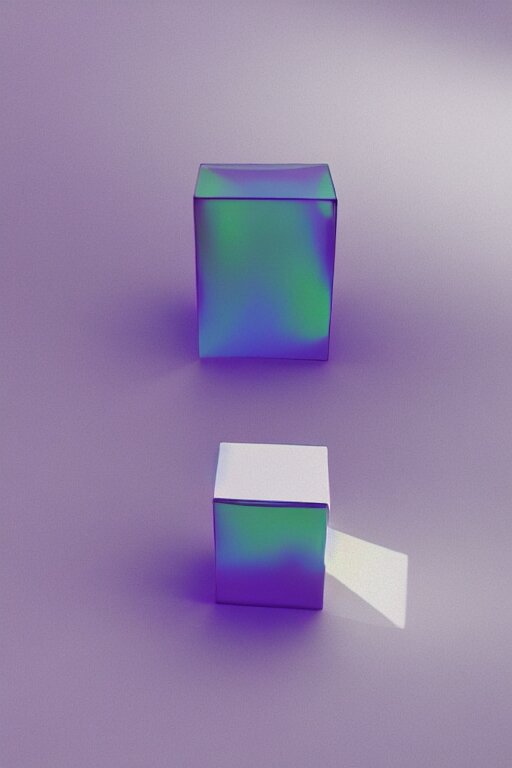 Lexica - Glass iridescent cube, sharp focus, highly detailed, 3 d ...