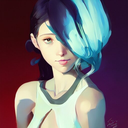 Lexica - portrait lady miss attractive eye official fanart behance hd ...