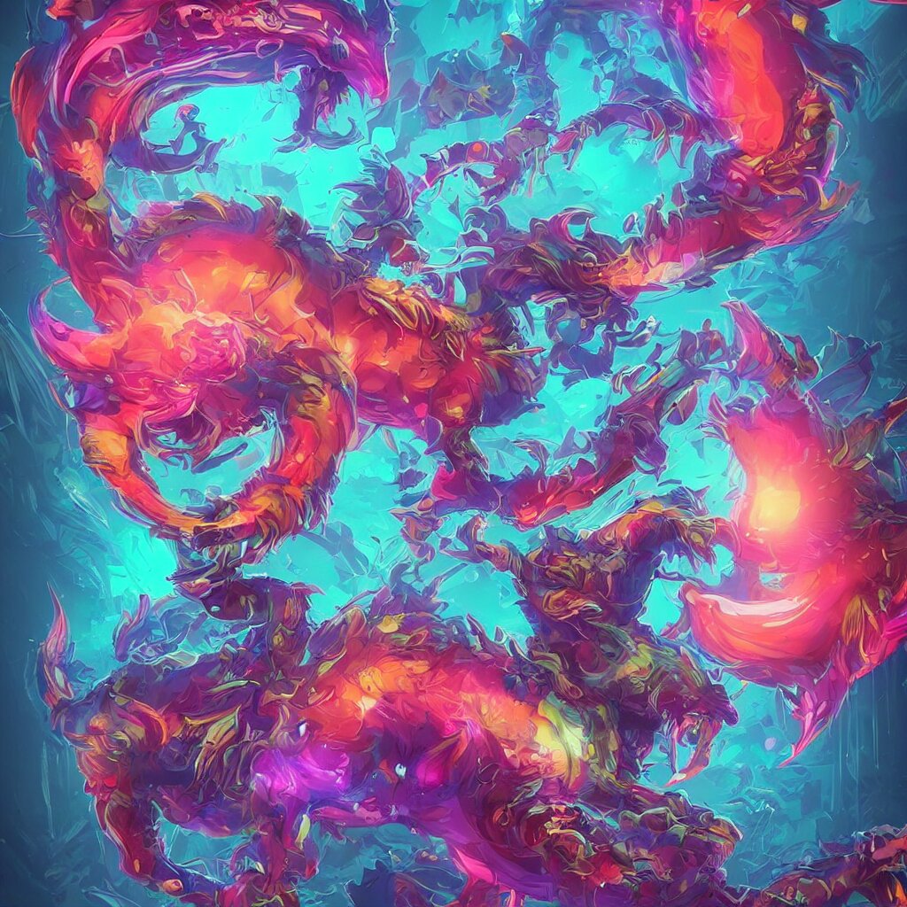 Lexica - 3D romantic cute animal hyperbeast by Brock Hofer digital art ...