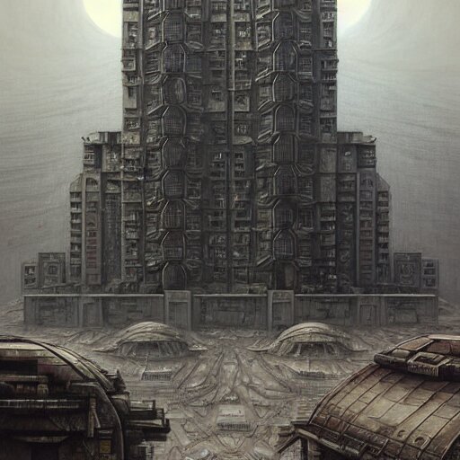 Lexica - Brutalist, soviet architecture on mars, megastructure, kowloon ...
