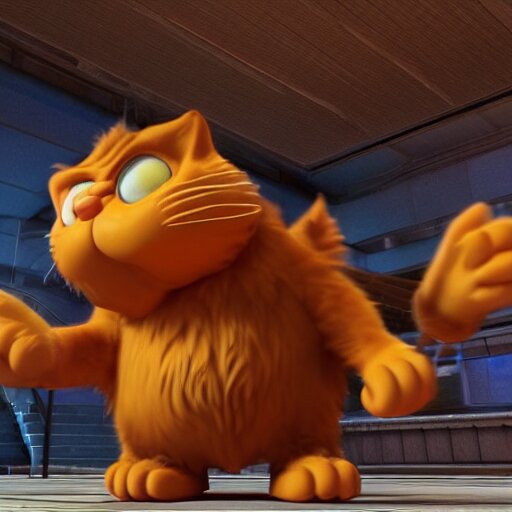 Lexica - Garfield as final fantasy boss, garfield the cat as a boss in ...