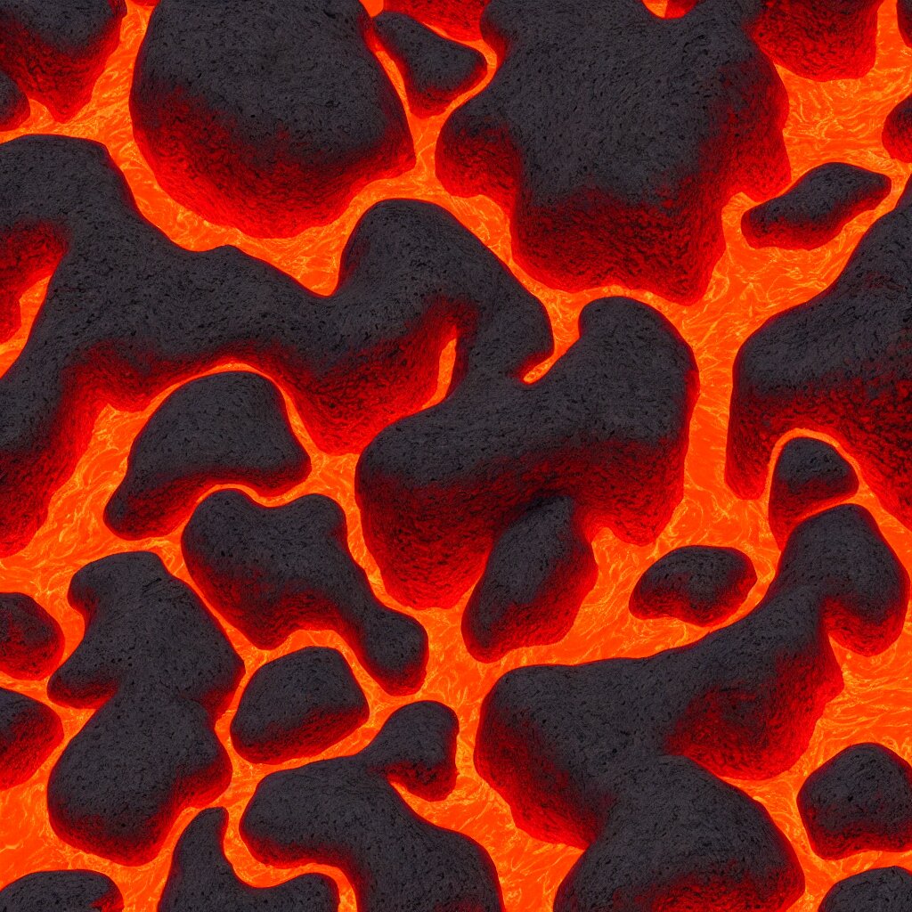 Lexica - Flowing lava texture, 8k