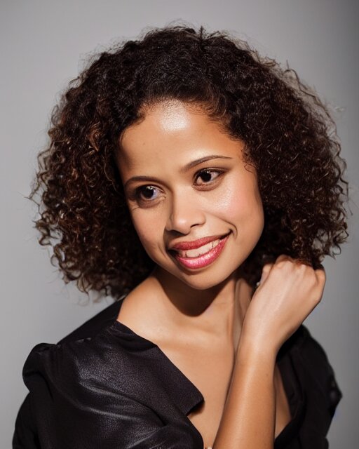 Lexica - Headshot of beautiful actress gugu mbatha - raw, studio ...