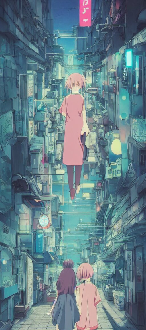Lexica - Beautiful anime! style vaporware tokyo japan, kawaii anime ...