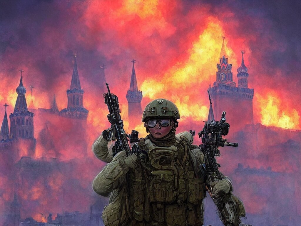 Lexica - Special forces soldier with ukrainian yellow shoulder patch ...