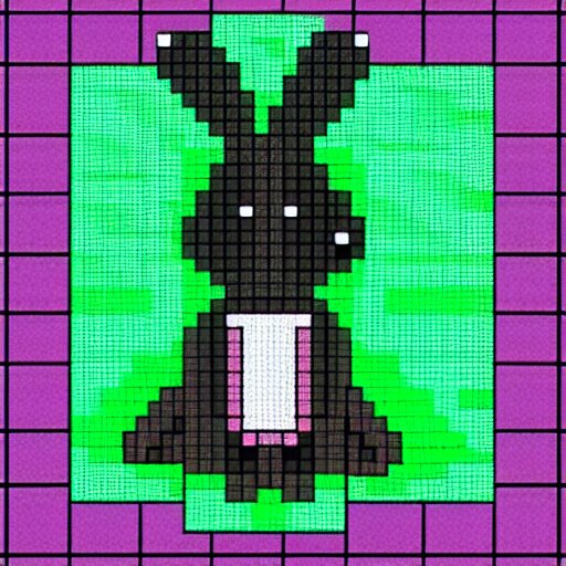 pixel art of a rabbit - Arthub.ai