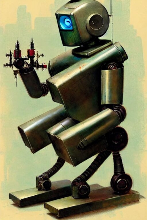 Lexica - ( ( ( ( ( 1 9 5 0 s robot building a robot building a robot ...