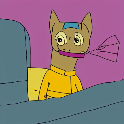 Lexica - A cartoon catfish giving a thumbs up in the style of bojack ...