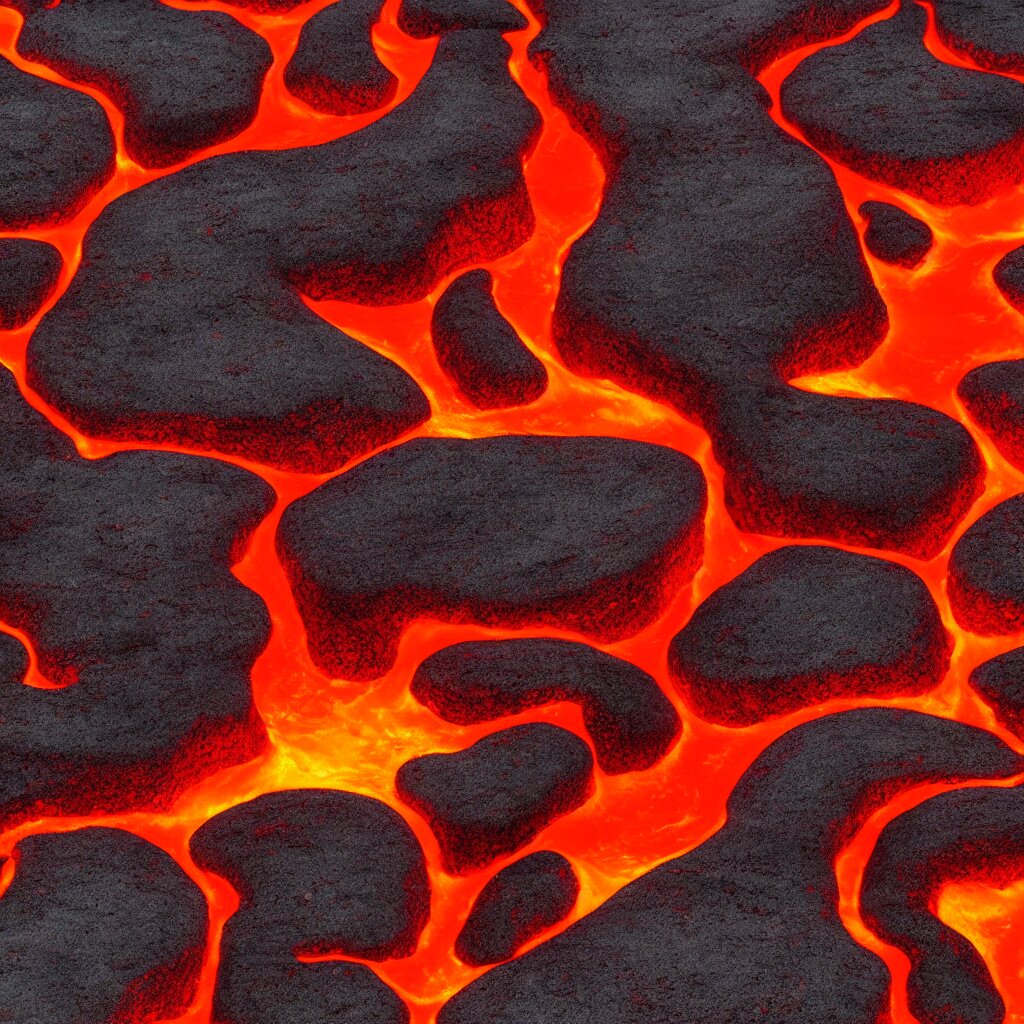 Lexica - Flowing lava texture, 8k