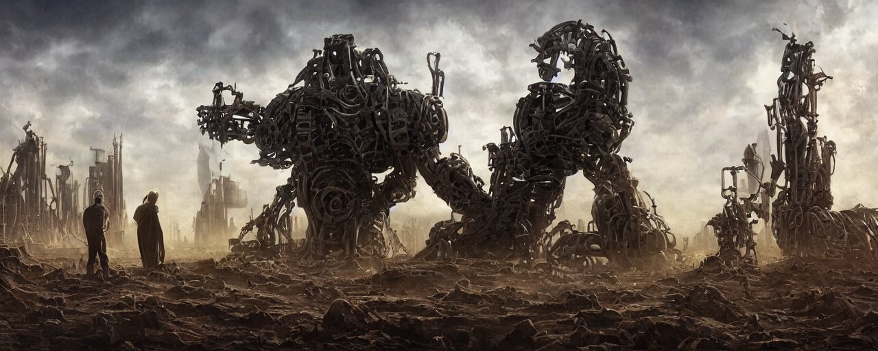 Lexica - Lost souls feeding the eternal machine, epic shot ...