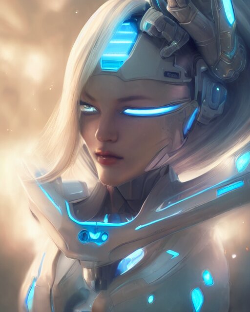 Lexica - Perfect android girl on a mothership, warframe armor ...