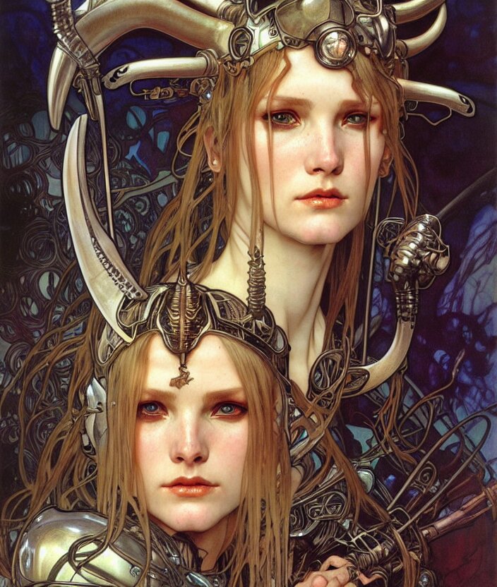 Lexica - Realistic detailed face portrait of a beautiful futuristic ...