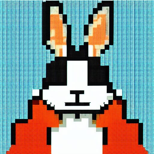 pixel art of a rabbit - Arthub.ai