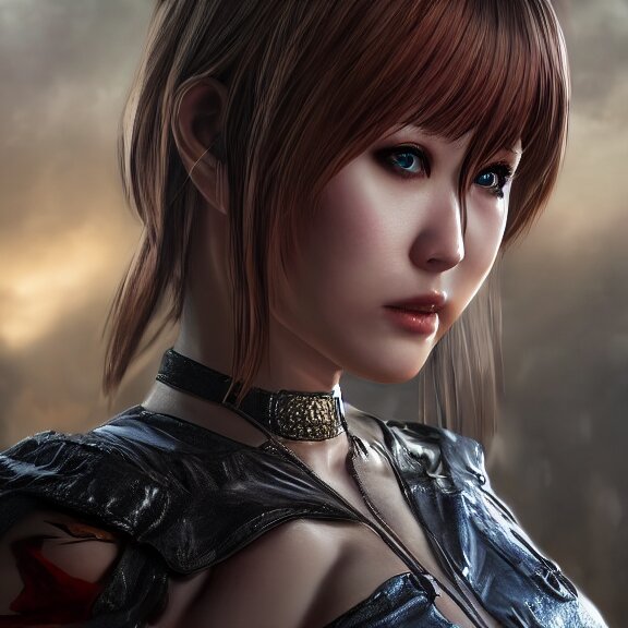 Lexica - Photorealistic doa 6 character cosplay, photo, half body, d ...