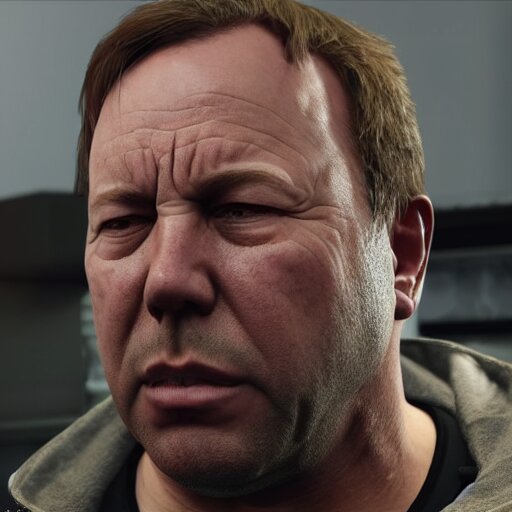 Lexica - Hyperrealistic mixed media image of info wars alex jones ...