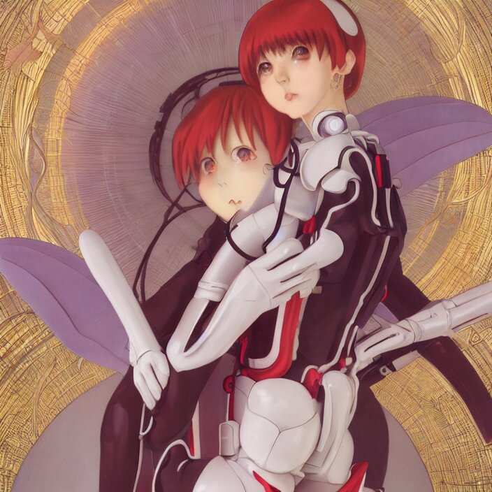 Lexica - Technological giygas, usagi bunny rabbit, lain iwakura, rei ayanami plug suit, female ...