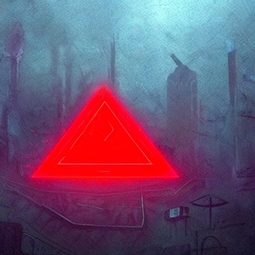 Lexica - Silent hill foggy synthwave town ruins neon red and blue ...