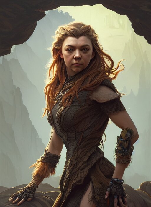 Lexica - Asymmetrical!! portrait of natalie dormer, exotic alient ...