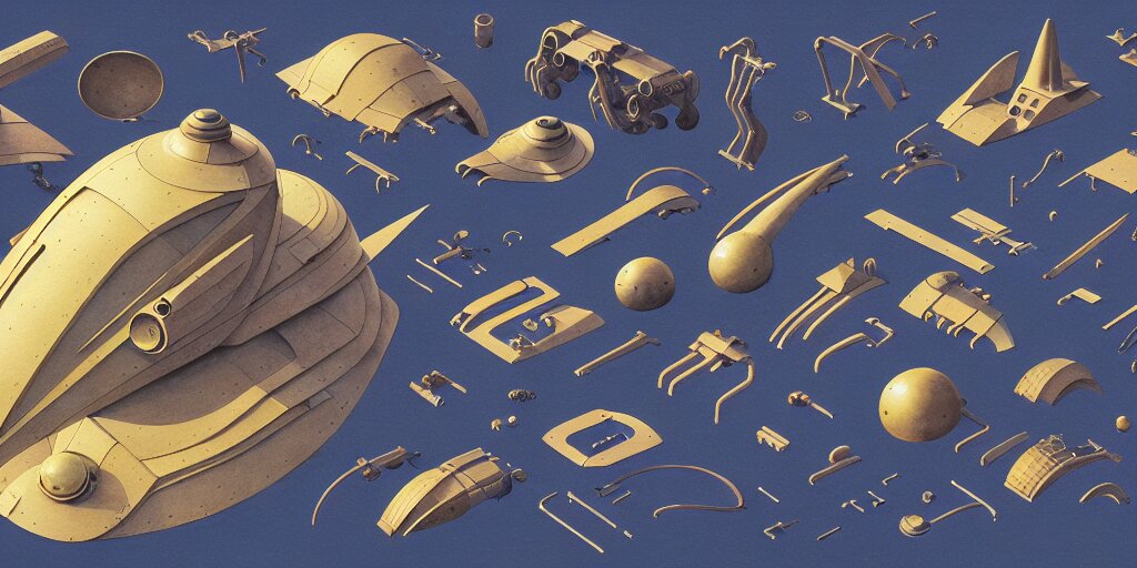 Lexica - Collection of exploration of form and shapes, moebius, engine ...