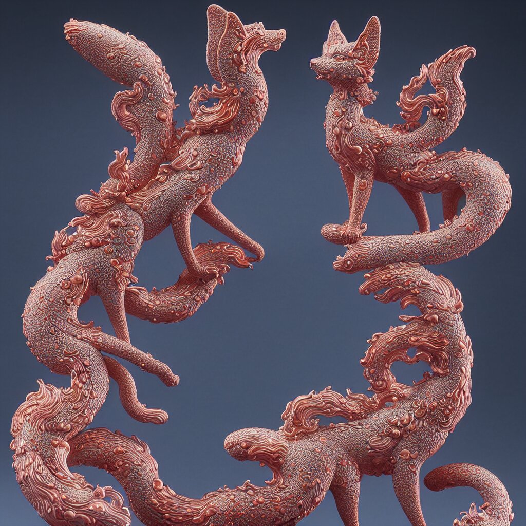 Lexica - A photo - real delicate iridescent ceramic porcelain sculpture ...