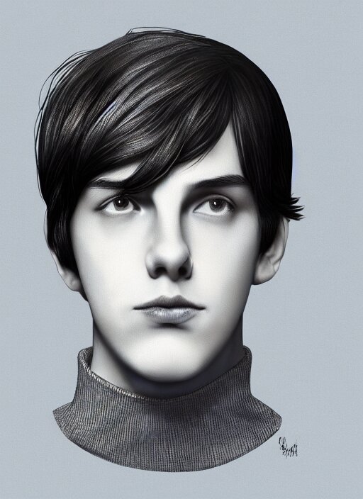 Lexica - Portrait of teenage jughead jones wearing a light grey crown ...