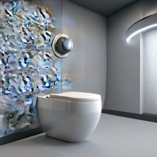 Lexica - : futuristic abstract bubbly toilet, cinematic lighting, hyper ...