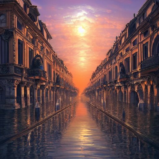 Lexica - Magnificent baroque city floating in air, beautiful, surreal ...