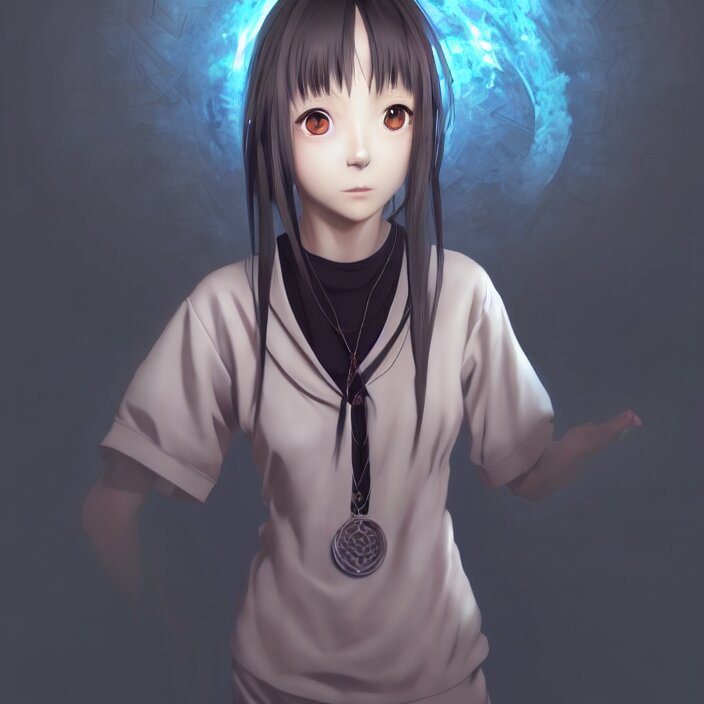 Lexica - Lain iwakura, female anime character, highly detailed ...