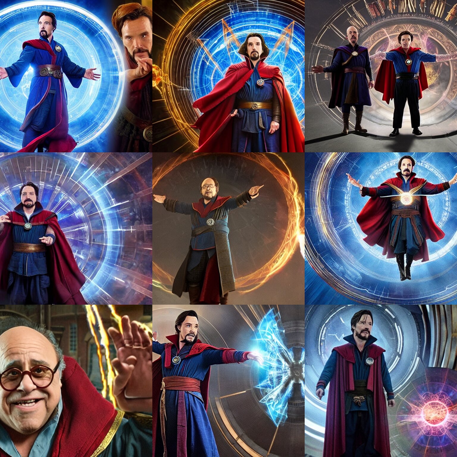 Lexica - ((danny devito)) as ((doctor strange)) stands next to an open ...