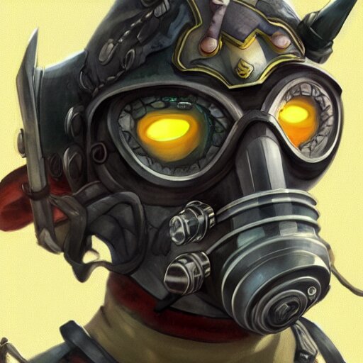 Lexica - Portrait of a viking gas mask, anime fantasy illustration by ...