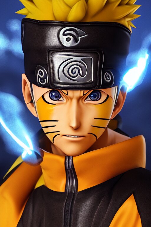 Lexica - Hyperrealistic photography of Naruto Uzumaki style of Gal ...