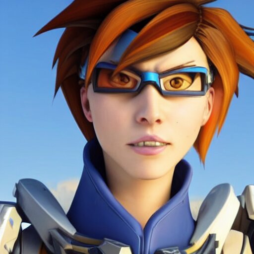 Lexica - Tracer from Overwatch as a real person