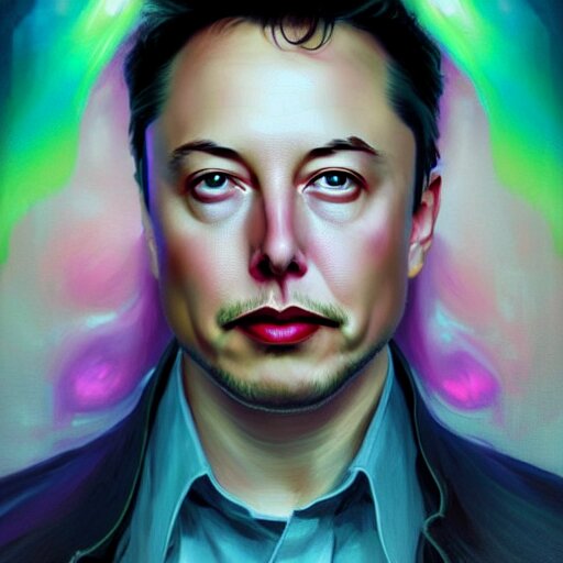 Lexica - Dream portrait of Elon Musk, dreamy and ethereal, expressive ...