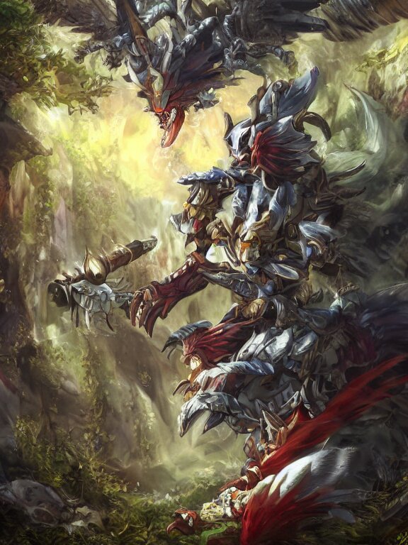 Lexica - Fire emblem beast in the woods, highly detailed, digital art ...