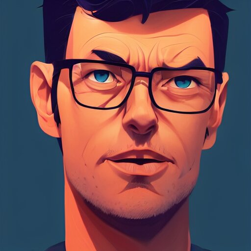 Lexica - Face icon stylized minimalist michael crichton, loftis, cory behance hd by jesper ...