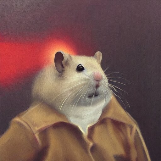 Lexica - A painting of a captain hamster by lynette yiadom - boakye ...