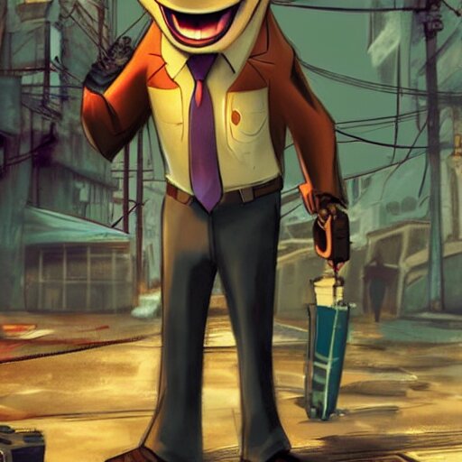 Lexica - Concept art of nick wilde as max payne in max payne 3 set in ...