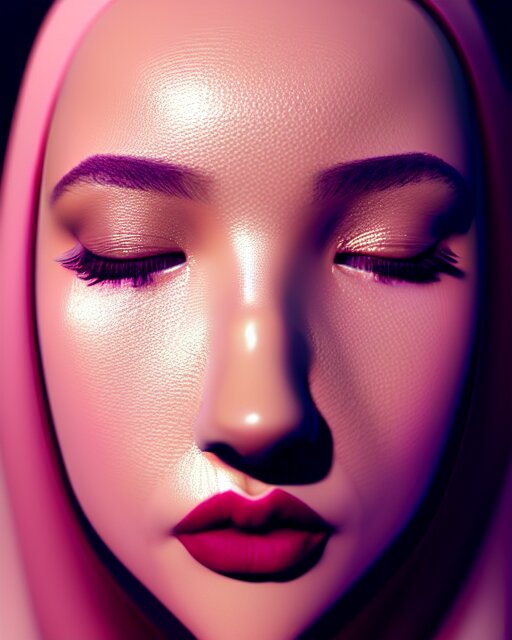 Lexica - Beautiful female, attractive facial features, close - up ...