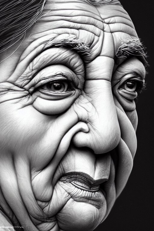 Lexica - Ultra detailed close up face portrait of mamatha gandhi, black ...
