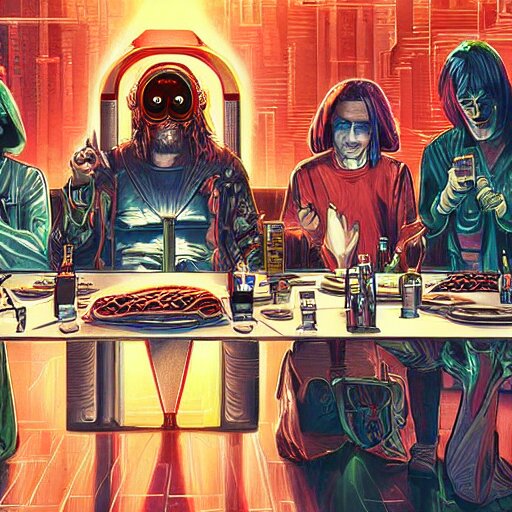 Lexica - Cyberpunk last supper