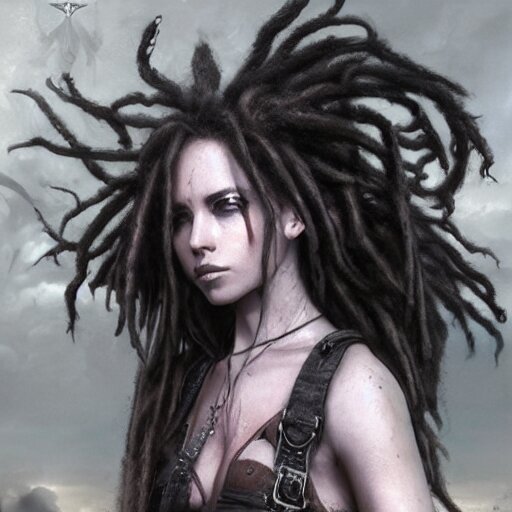 Lexica - Dreadlocks, darkwave, darksynth character portrait, sharp, digital matte painting, art ...