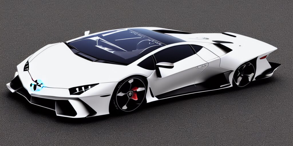 a mercidez benz in the shape of lamborghini car design, high det ...