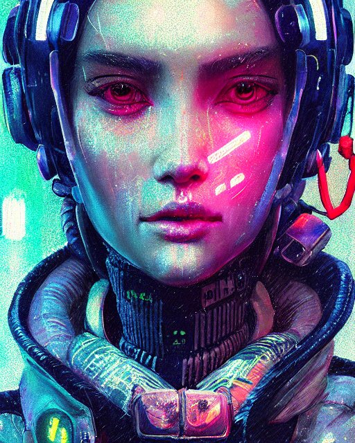 Lexica - Detailed portrait neon operator girl, cyberpunk futuristic ...