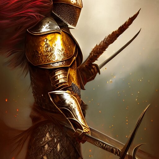 Lexica - Extremely high detail photo of a knight with black harnass ...